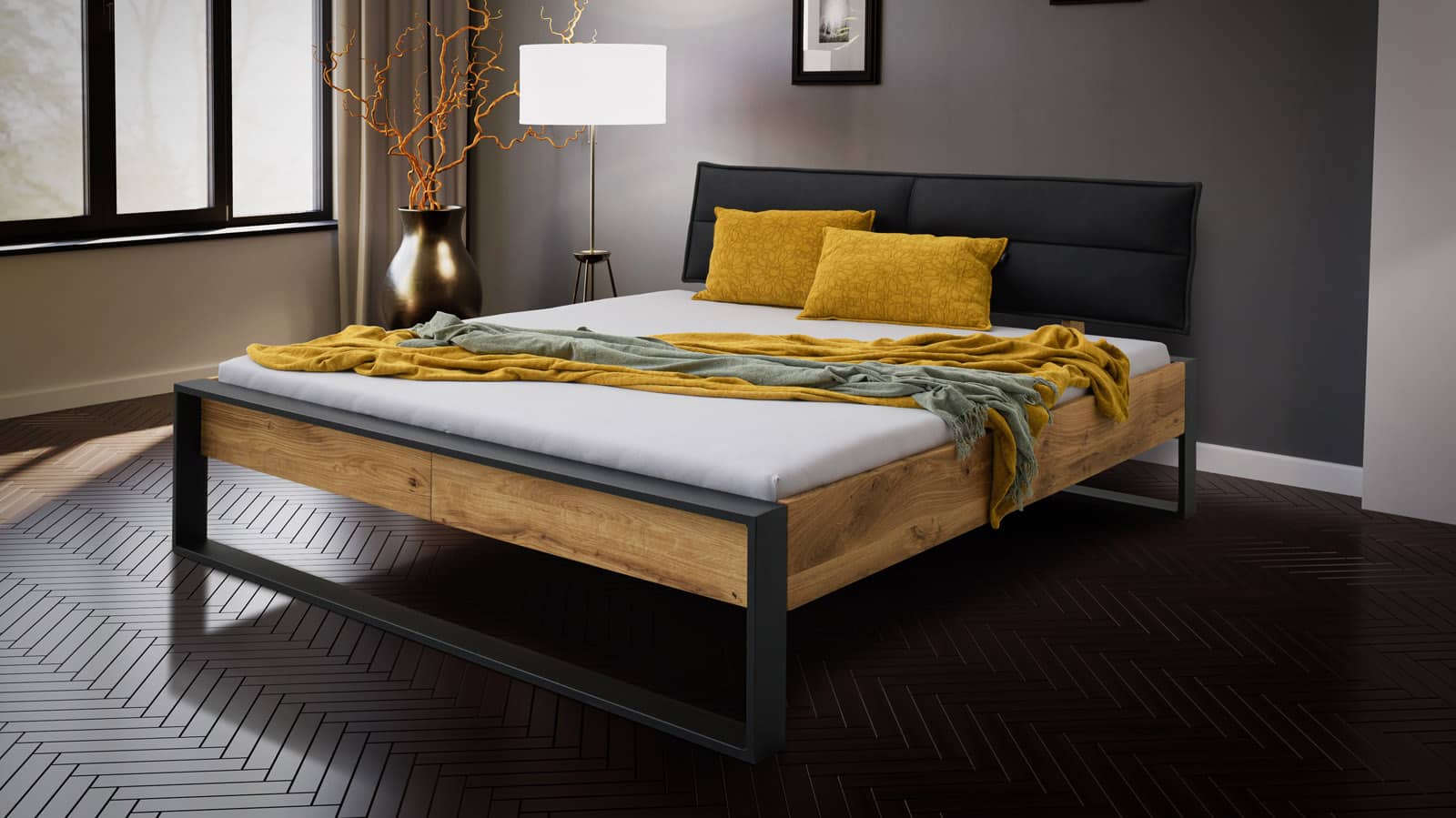 Masívne dubové postele | nábytok GREGORY